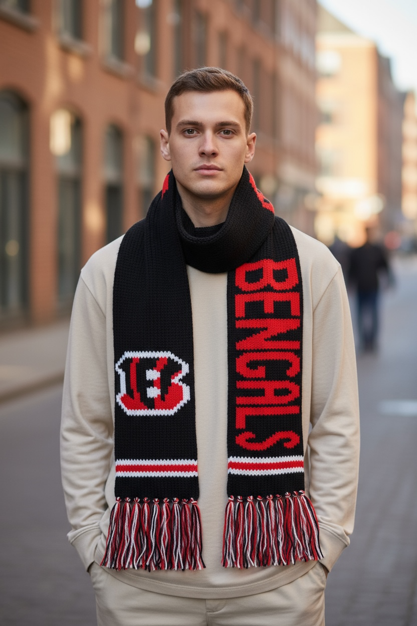 Bengals Scarf (PATTERN ONLY) Pattern – The Knitting Sisters